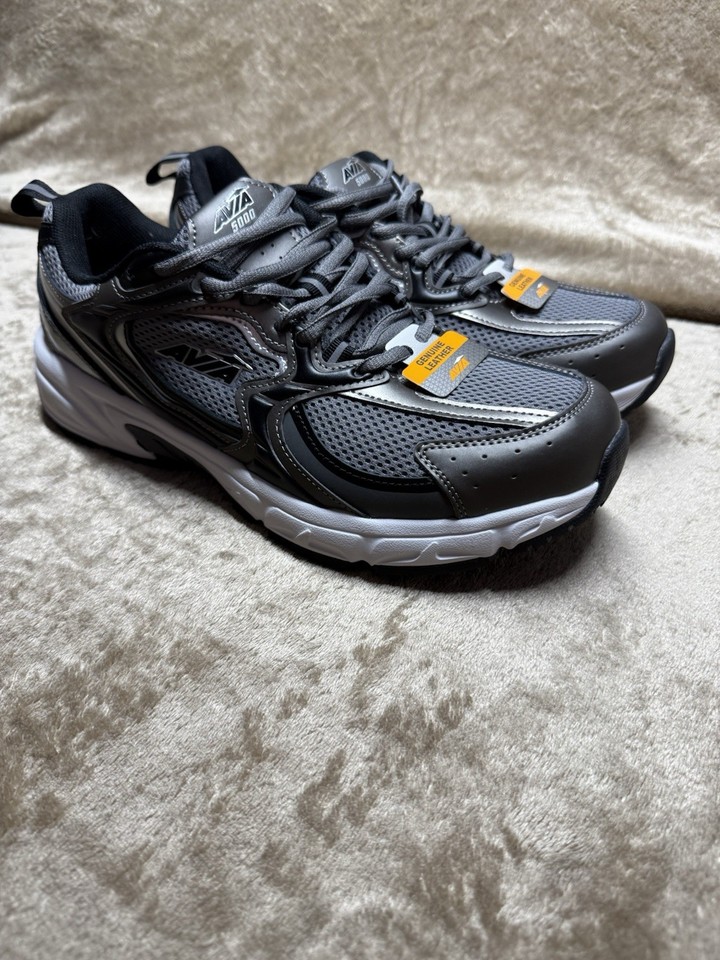 Avia 5000 Grey Metallic Athletic Shoes Mens 10.5 Foam Cushion Light ...