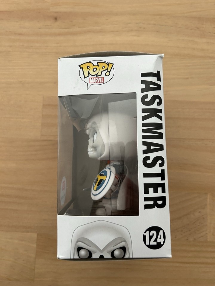 Funko Pop! Marvel - Taskmaster #124 Walgreens #124 Vaulted Box Damage ...