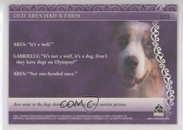2003 Rittenhouse The Quotable Xena: Warrior Princess Old Ares Had a ...