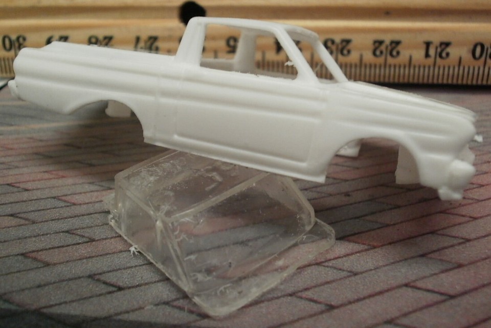 Resin HO SLOT CAR scale 1965 Ford falcon ranchero paintable body t-jet ...