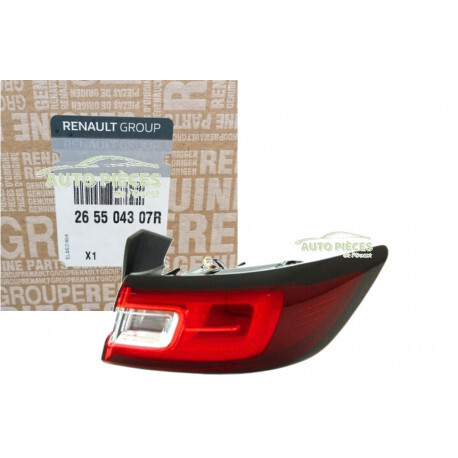 FEU ARRIERE DROIT A LED RENAULT CLIO 4 IV 265504307R ORIGINE Non ...