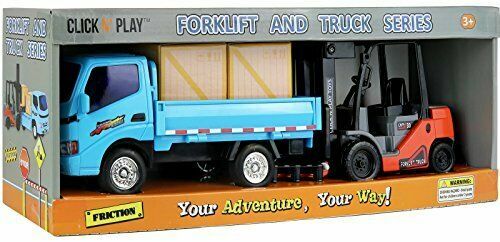 Click N' Play Forklift&Truck Play Set Vehicle | eBay