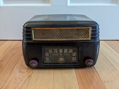 General Electric Radio Model 202 Vintage Tubes Brown | eBay