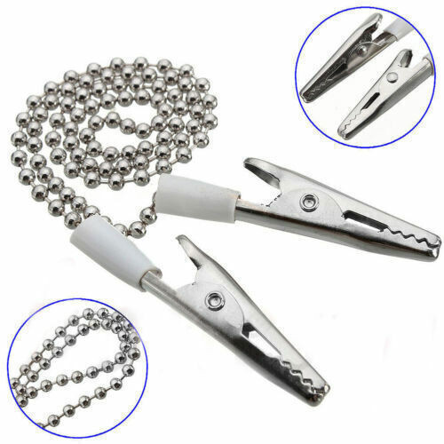 Dental Patient Bib Spring Clips Metal Ball Napkin Holder Flexible Chain ...