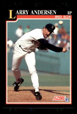 1991 Baseball Score Larry Andersen Boston Red Sox #848 | eBay