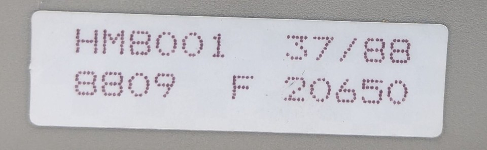 Hameg Dual Mainframe HM8001 - Function Generator HM8030-3 + Power ...