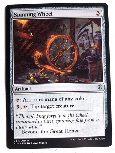 Spinning Wheel 234/269 Throne of Eldraine MTG Magic the Gathering NEAR ...