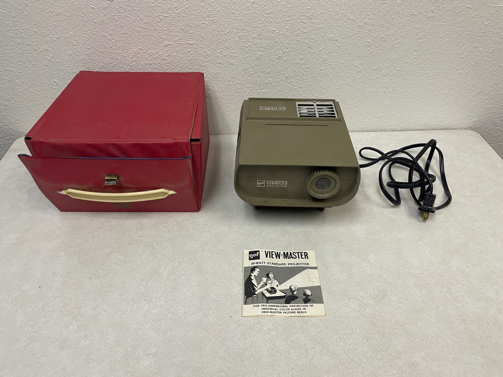 Vintage Sawyer's GAF View Master 30 Standard Projector with case. | eBay