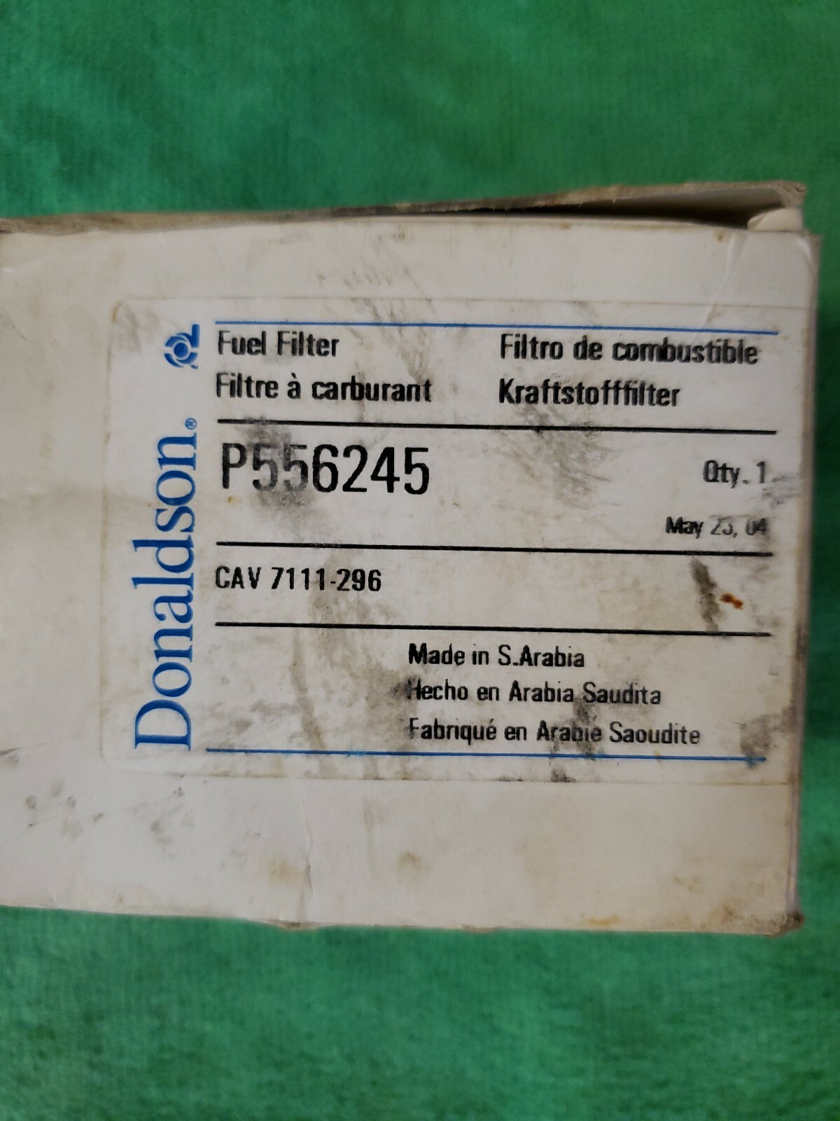 CNH 1909100 - Cross reference fuel filters