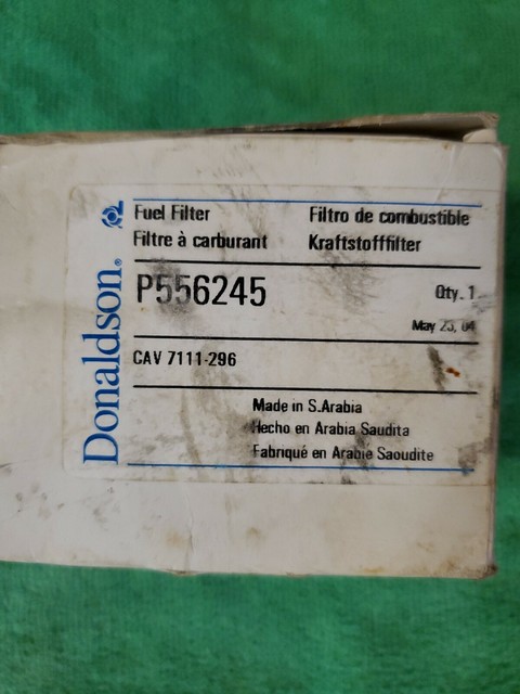 Donaldson Fuel Filter Cartridge - P556245 for sale online | eBay