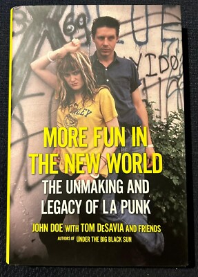 John Doe SIGNED Book 'More Fun In The New World' (X) 2019, 1st Ed. | eBay