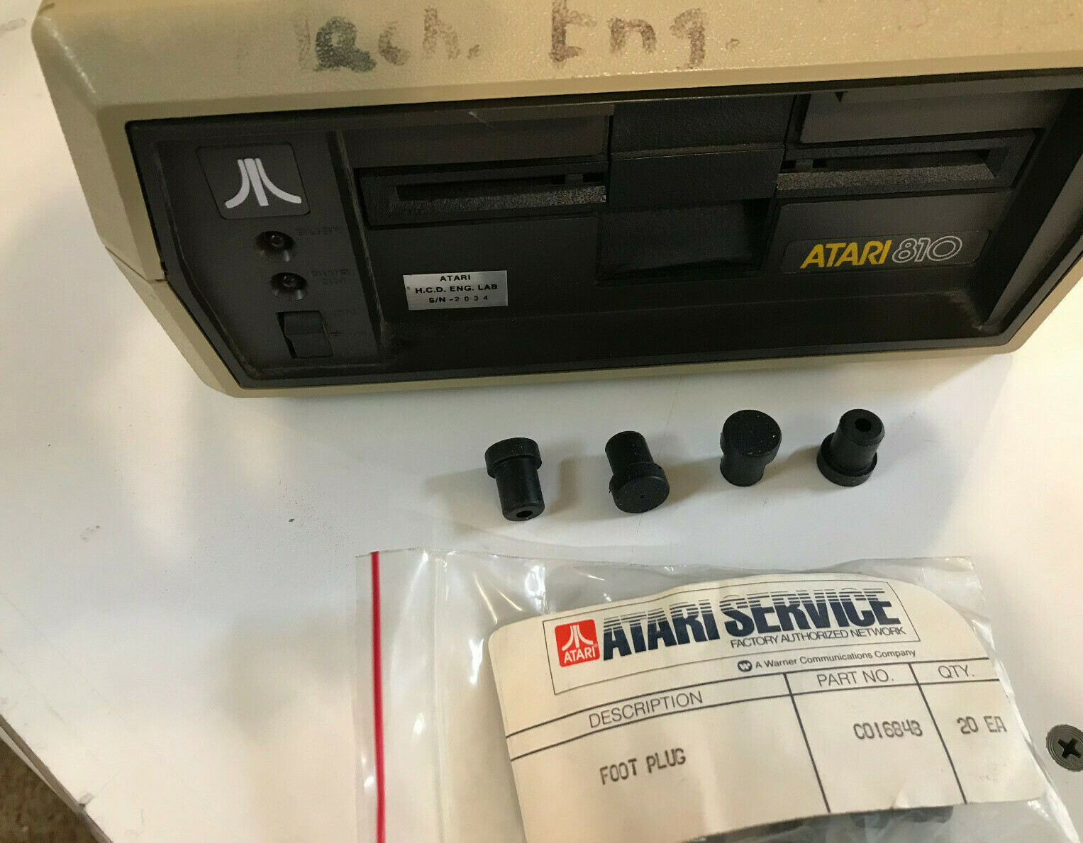 RUBBER FEET 4 each NEW Atari Parts for 810 Disk Drive CO16843 | eBay