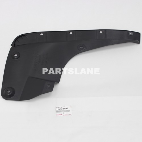 76626-35240 Toyota OEM Genuine MUDGUARD, QUARTER PANEL, REAR LH | eBay