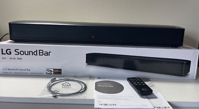 Lg Soundbar Sk1 2.0 Ch Compact Bluetooth Sound Bar With Remote | eBay