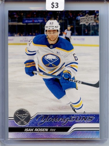Isak Rosen 2023-24 Upper Deck Young Guns #704 Rookie Buffalo Sabres | eBay