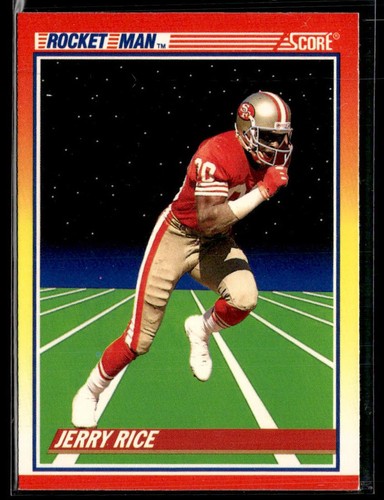 1990 Score #556 Jerry Rice Football Card 0301G | eBay