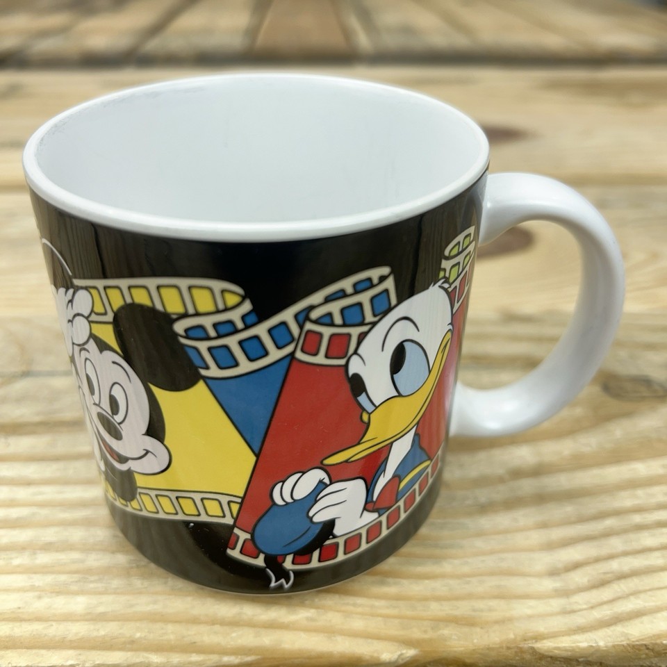 Vintage Disney Mug Filmstrip Goofy Minnie Mickey Donald Duck Made in ...