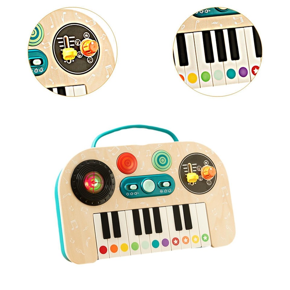 DJ Piano Toy Children Musical Toy Baby Instruments DJ Mixer and Light ...