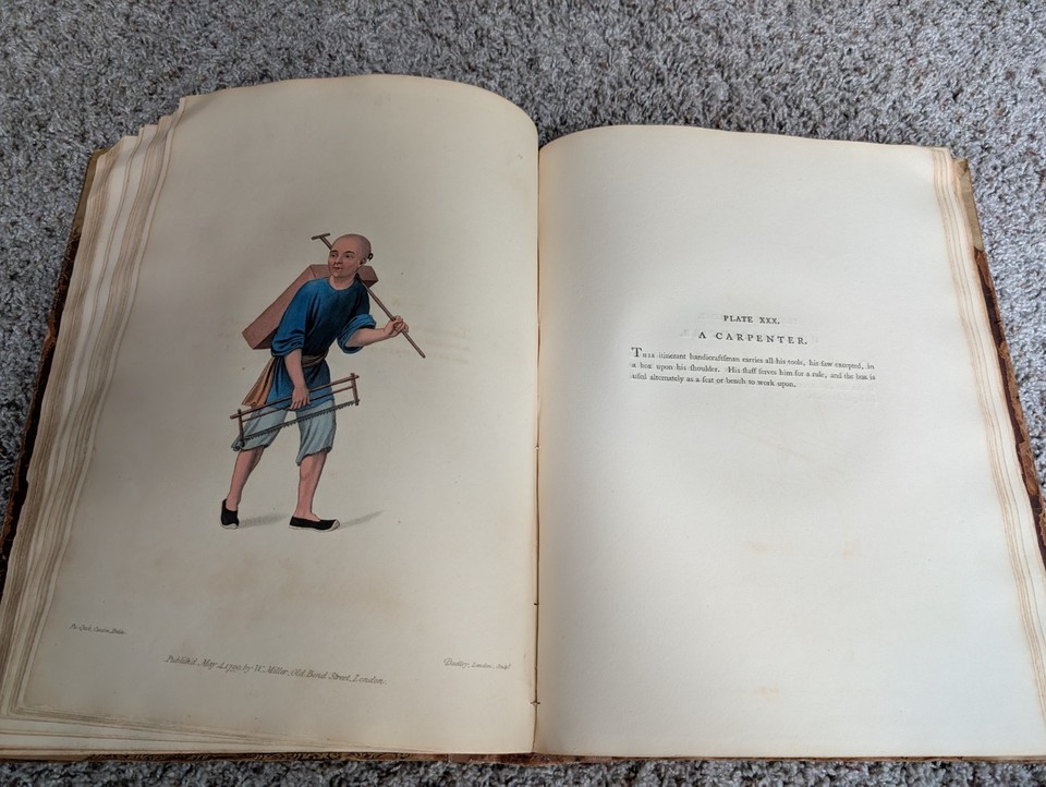 The Costume of China George Henry Mason 1800 60 Hand Colored Engravings ...