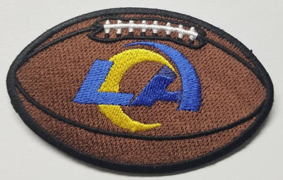 Los Angeles Rams logo Football embroidered Patch approx 2.25x3.5" | eBay