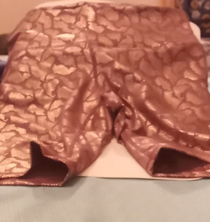 womens New sport shorts beige mauve and gold compression short | eBay