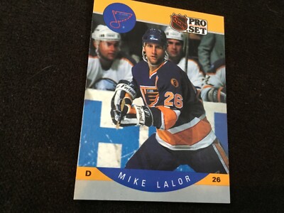 St. Louis Blues, Mike Lalor Pro Set card 1989-1990 season Near Mint ...