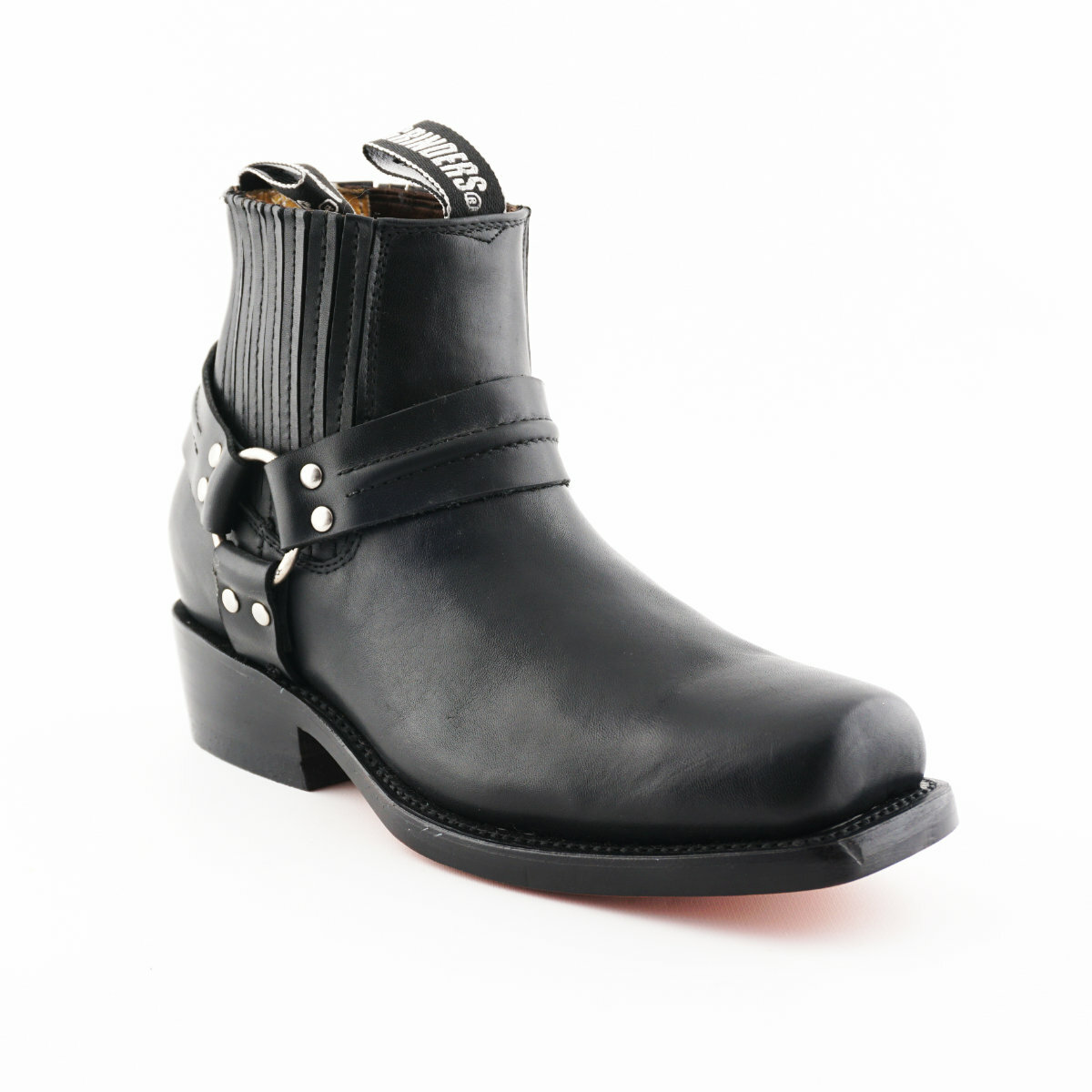 Grinders VIXEN Lo Black Women's Leather Boot Cowboy Western Biker Ankle ...