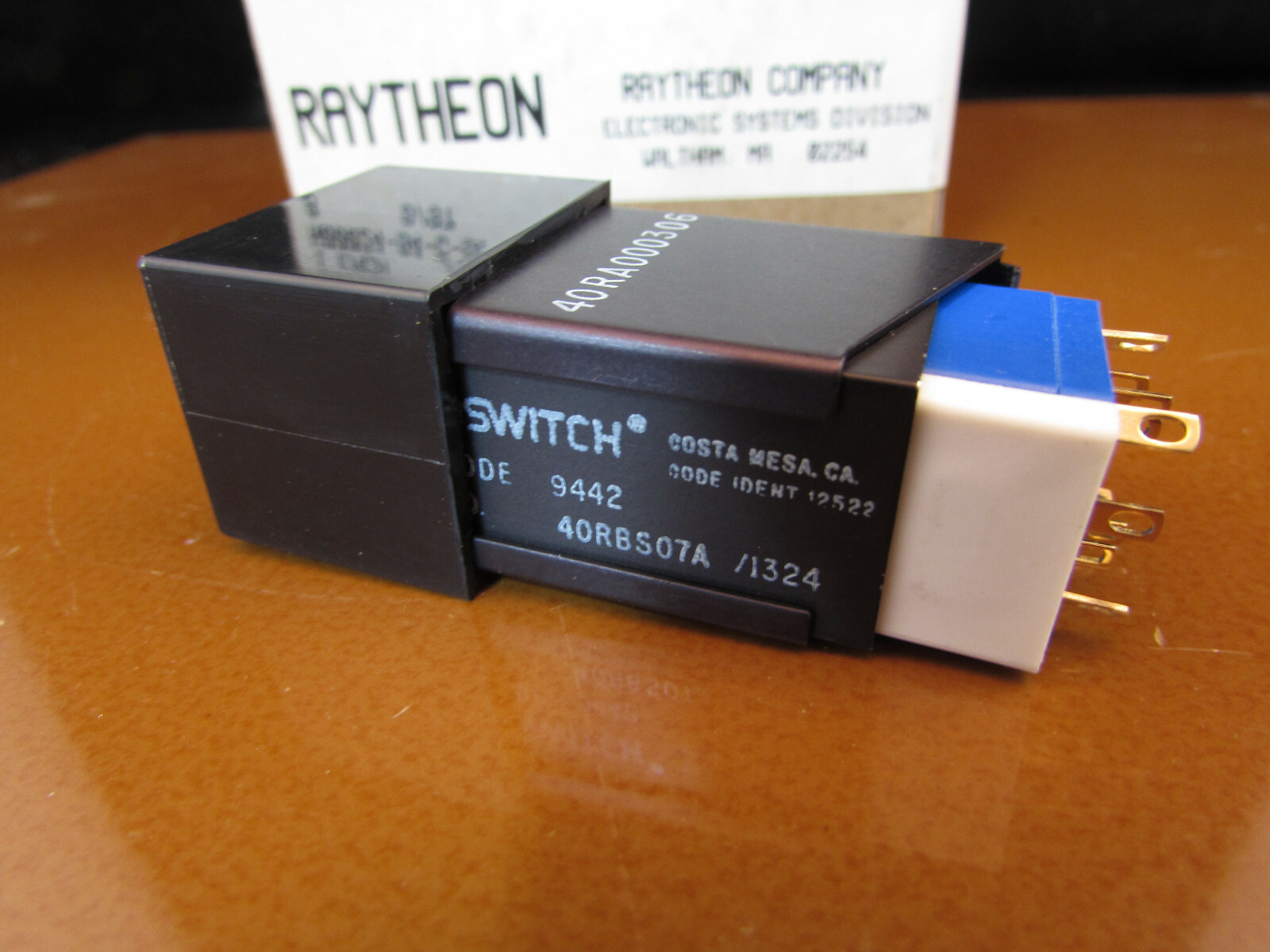 RAYTHEON STACOSWITCH 40RA000306 LAMP TEST SWITCH | eBay