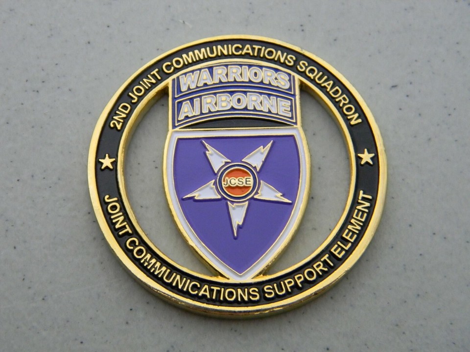 2ND JOINT COMMUNICATIONS SQUADRON MILITARY CHALLENGE COIN NEW NIP | eBay