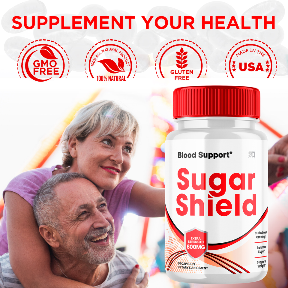 Sugar Shield Blood Support Capsules, Sugar Shield Blood Flow Pills (60 ...