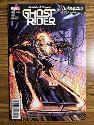GHOST RIDER 5 DUSTIN WEAVER VENOMIZED VARIANT COVER MARVEL COMICS 2017 ...