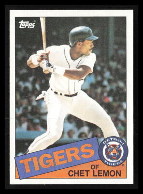 Chet Lemon 1985 Topps #20 Detroit Tigers | eBay
