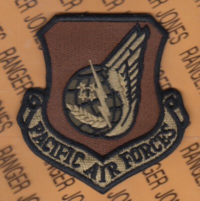 USAF Air Force Pacific Air Forces PAF 3.5" patch OCP NO HOOK c/e C | eBay