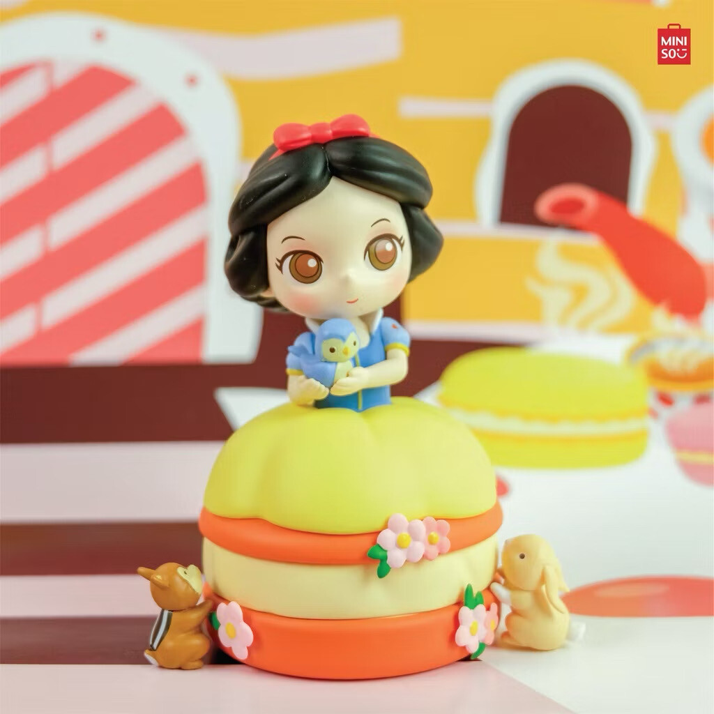 Disney Princess Macaron Organizer Blind Box Miniso Collectable Figure ...