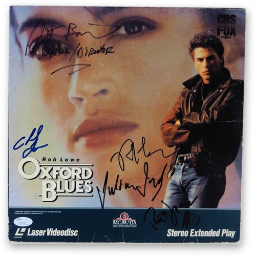 Oxford Blues Signed Autographed Laserdisc Cover Rob Lowe Robert Boris ...