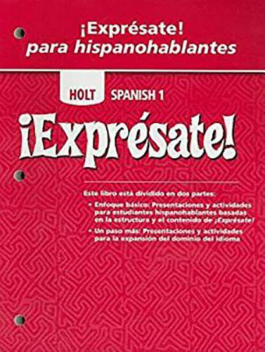 ¡Exprésate!: Expresate para hispanoblantes Teacher's Edition with ...