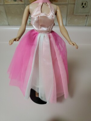 Vintage 1970s Super Star Fashion Doll Pink Satin Gown Dress 9577 | eBay