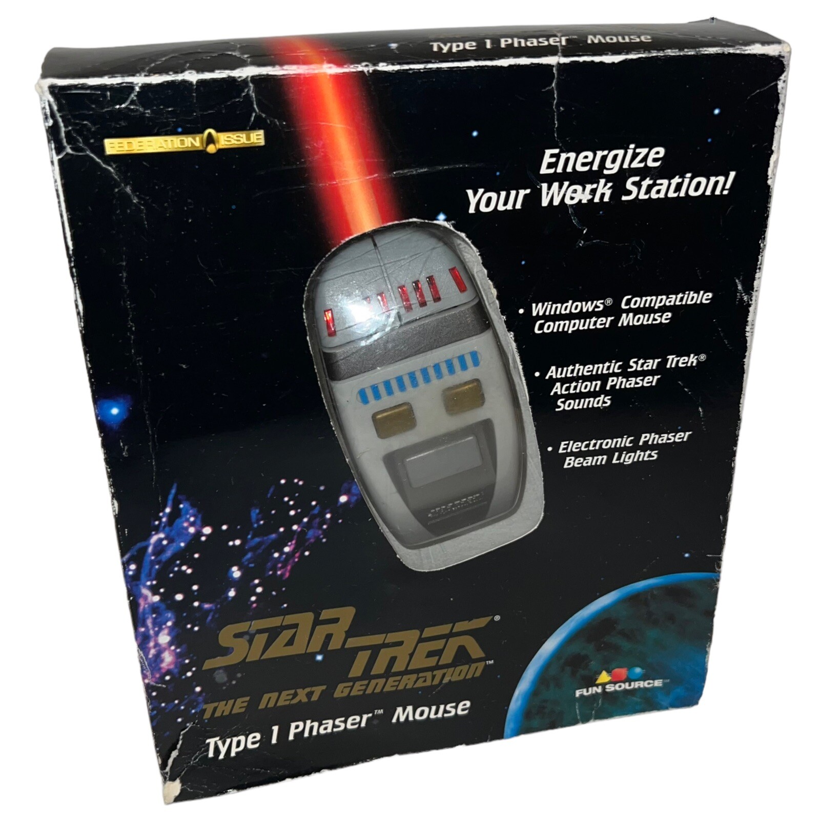 1997 Star Trek The Next Generation Type 1 Phaser Mouse, In Factory ...