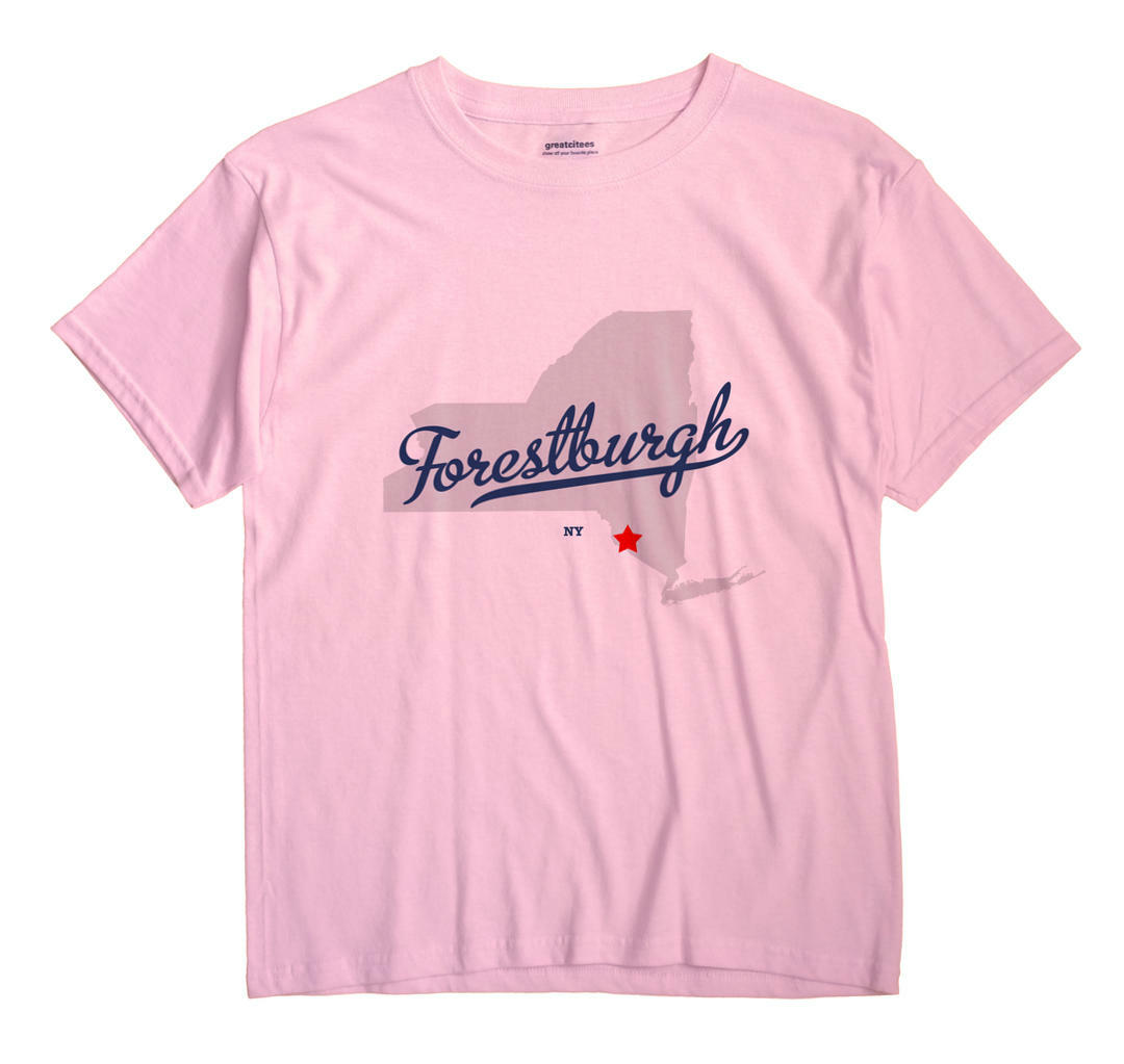 Forestburgh New York NY T-Shirt MAP | eBay