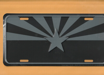 Tactical Arizona Flag License Plate Tactical AZ Flag metal license ...