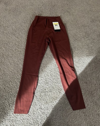 Nike Zenvy High Waist 7/8 Yoga Leggings - Women's Small Red DQ6015-619 ...