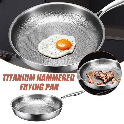 New Pure Titanium Pan, 100% Titanium Pans for Cooking Non Stick ...