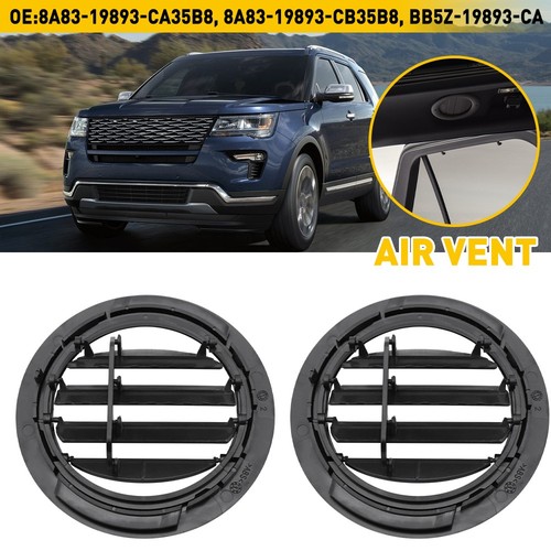 2PC Headliner AC Heat Air Vent For 11-19 Ford Explorer For 2013-19 ...