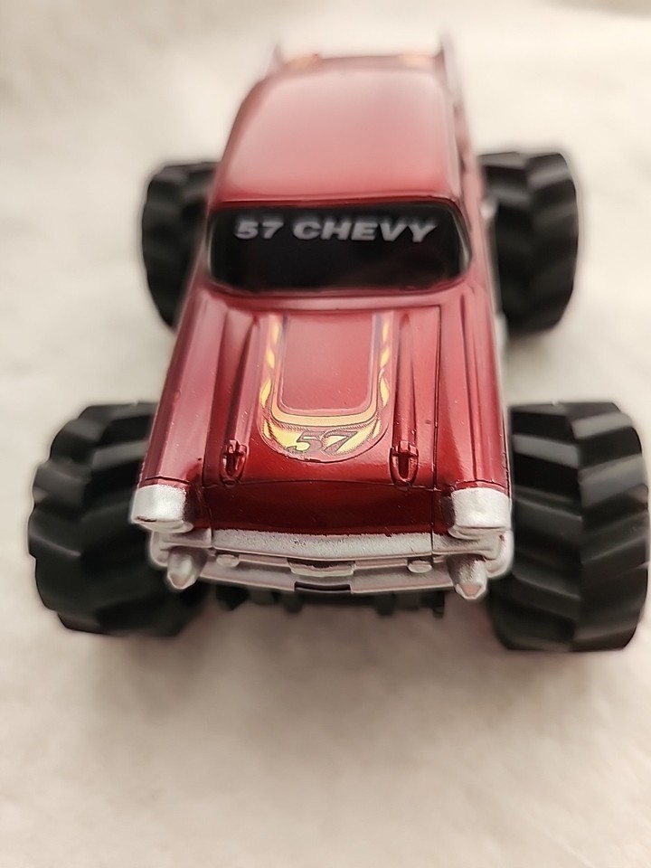 VTG New Bright TOUGH & EXTREME 57 CHEVY BATTERY OPERATED MONSTER WHEELS ...