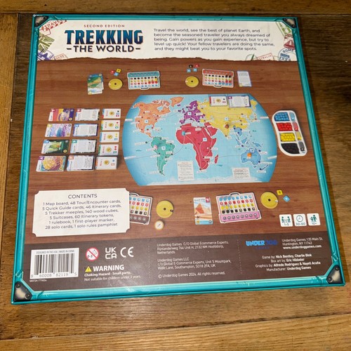 TREKKING THE WORLD BOARD GAME second edition - MINT EXCELLENT CONDITION ...