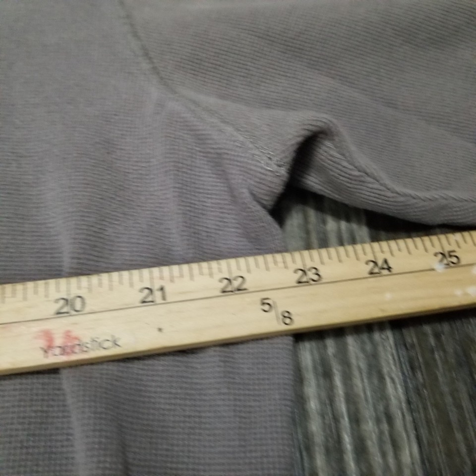 Affliction Shirt XL Gray Cross Gothic Y2K Long Sleeve Waffle Thermal ...