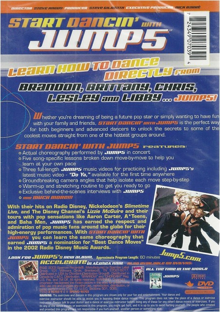 Jump5 - Start Dancin With Jump5 (DVD, 2003) for sale online | eBay