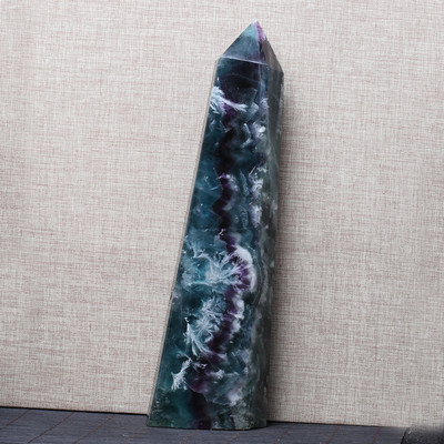 2158g Natural snowflake fluorite Quartz crystal specimen cure D135 | eBay