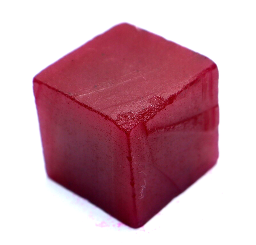 AGL Certified 208 Ct Natural Red Ruby Cube Shape African Rough Loose ...
