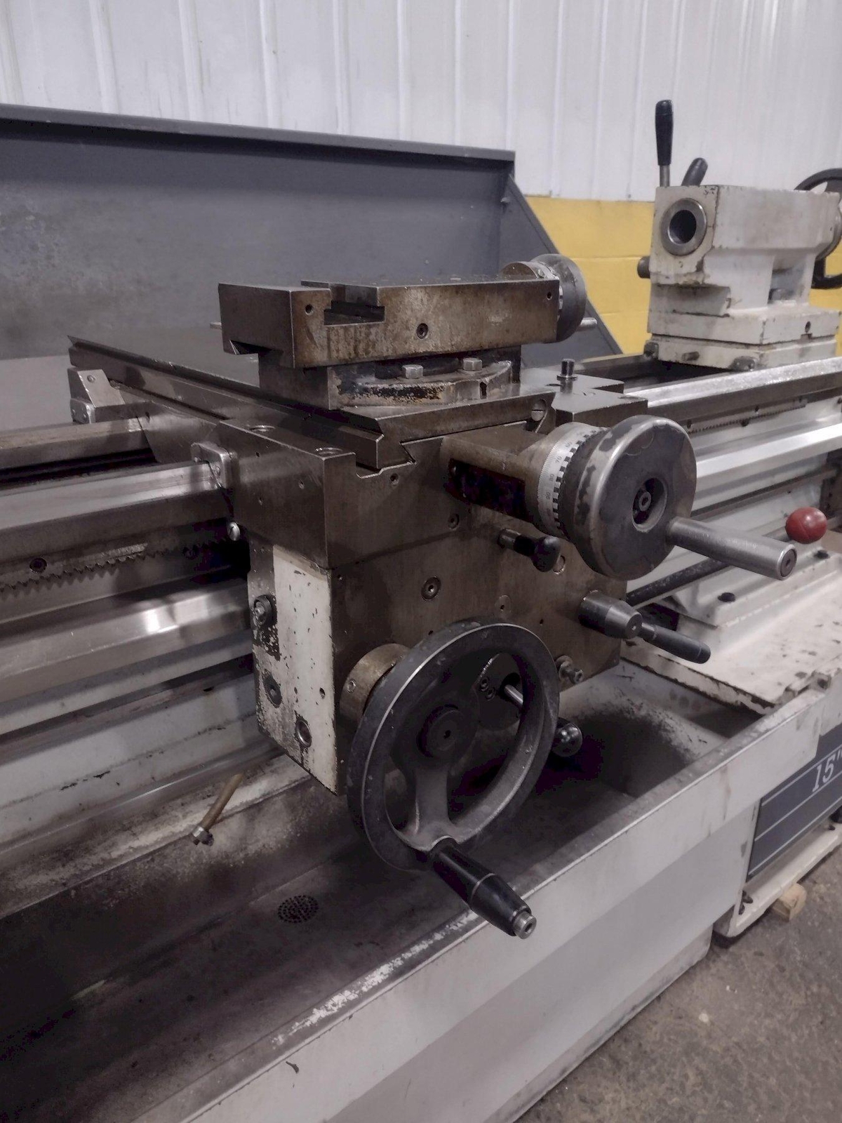 15" X 50" CLAUSING COLCHESTER MODEL #600-15" ENGINE LATHE, NEW 1999, 2 ...